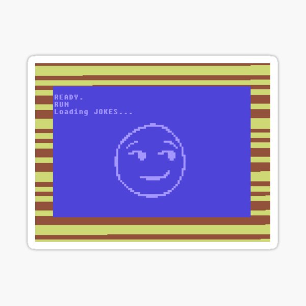 "Loading Jokes Commodore 64" Sticker for Sale by incomplet | Redbubble