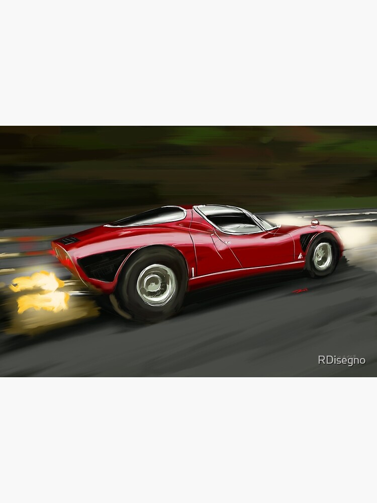 "Alfa Romeo Tipo 33 Stradale" Poster by RDisegno | Redbubble
