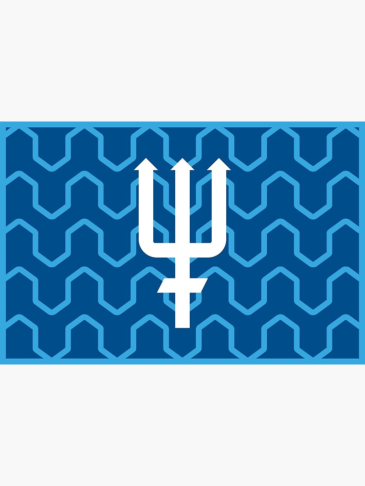 "Neptune Flag" Poster for Sale by amclub | Redbubble