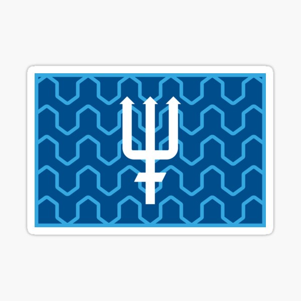 "Neptune Flag" Sticker by amclub | Redbubble