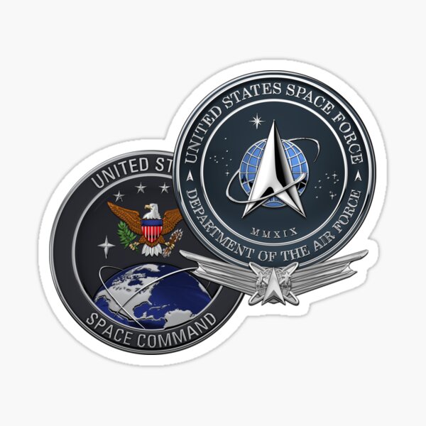 "United States Space Force - USSF and USSPACECOM Seals with AFSB over ...