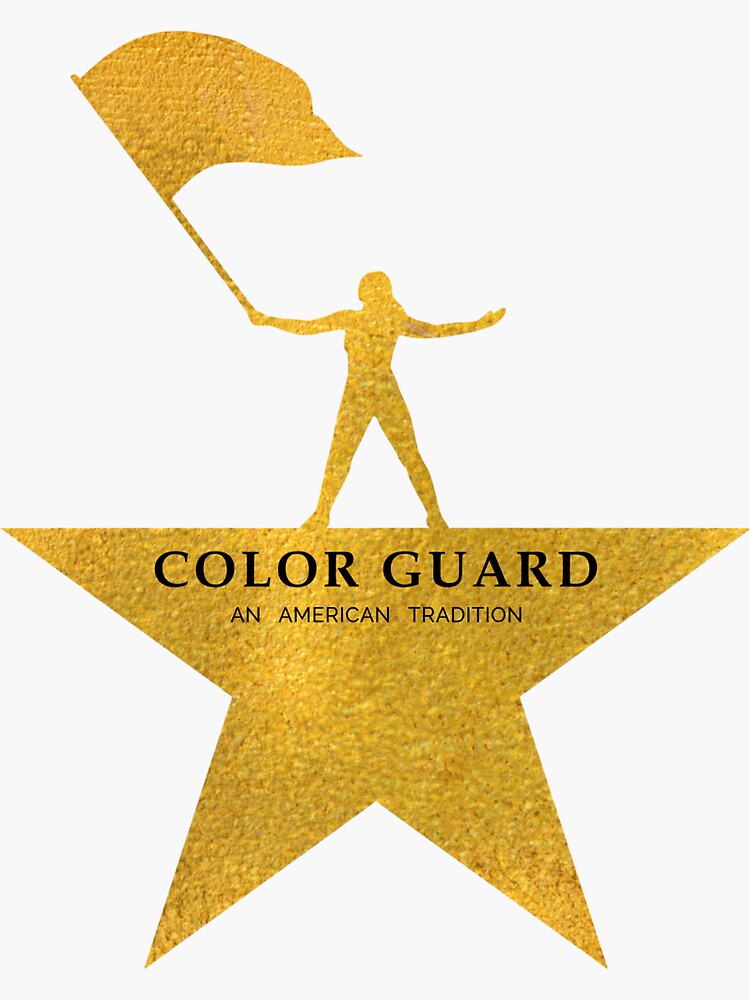 "Color Guard Take Your Shot " Sticker for Sale by TotalDesign | Redbubble