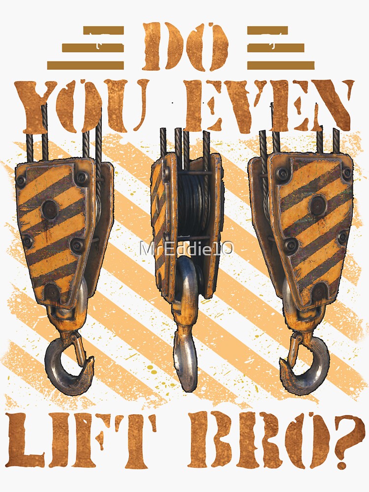 "Funny Crane Operator Art" Sticker for Sale by MrEddie10 | Redbubble