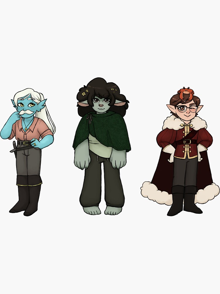 "The Adventure Zone Graduation Player Characters" Sticker for Sale by ...