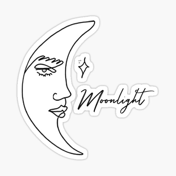 "moonlight tattoo" Sticker for Sale by Needyconcepts | Redbubble