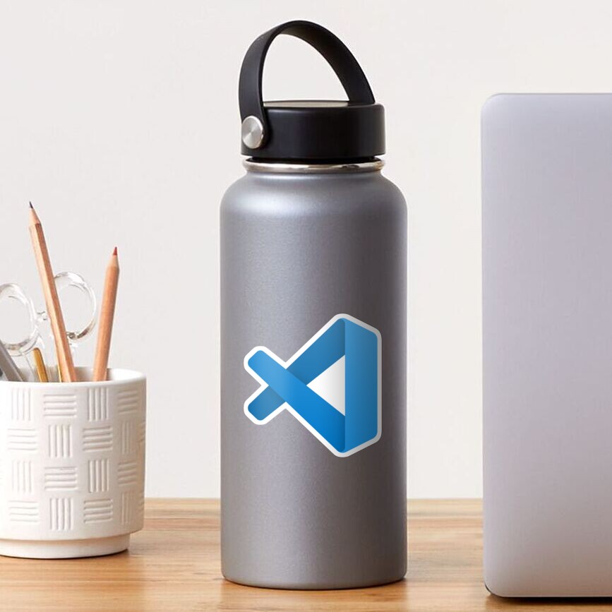 "New Microsoft Visual Studio Code Logo Sticker" Sticker for Sale by ...