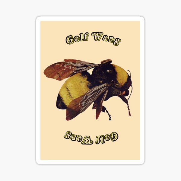 "Flower Boy Honey Bee, Golf Wang" Sticker for Sale by shxronmar | Redbubble
