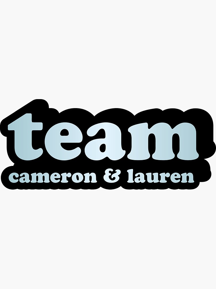 "Team Cameron & Lauren - Love is Blind on Netflix" Sticker for Sale by ...