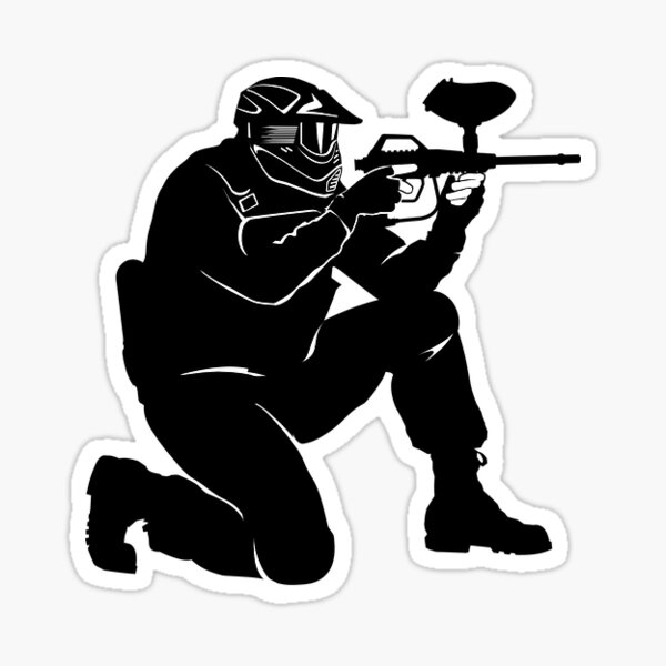 "Shooting Sticker" Sticker for Sale by 2Glance | Redbubble