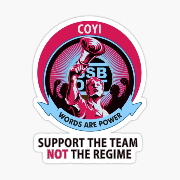 "COYI" Sticker by ThamesIronworks | Redbubble