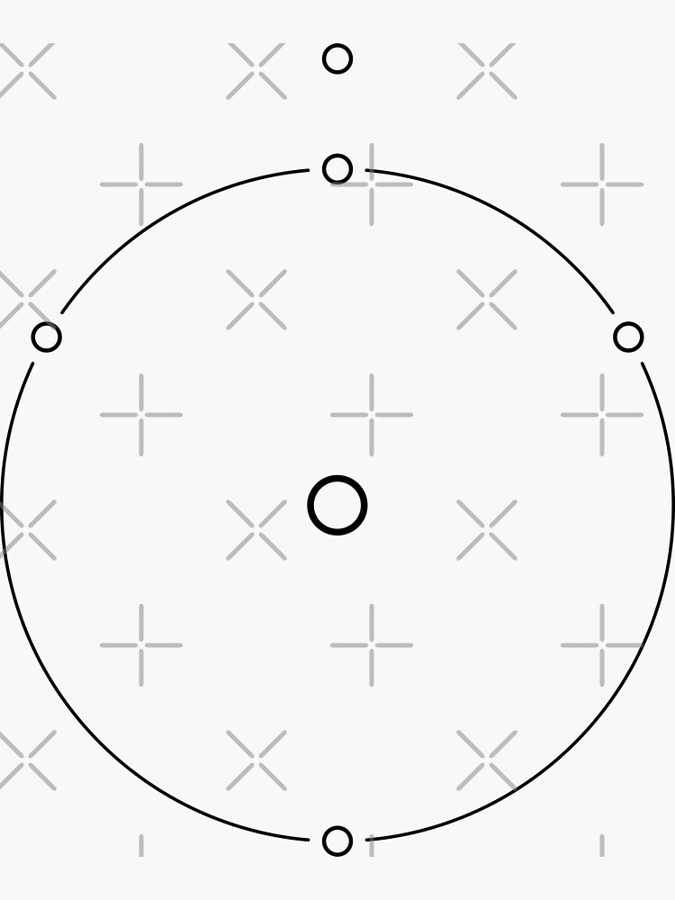 "Orbital Lagrange Points" Sticker for Sale by Johnny-Boi | Redbubble