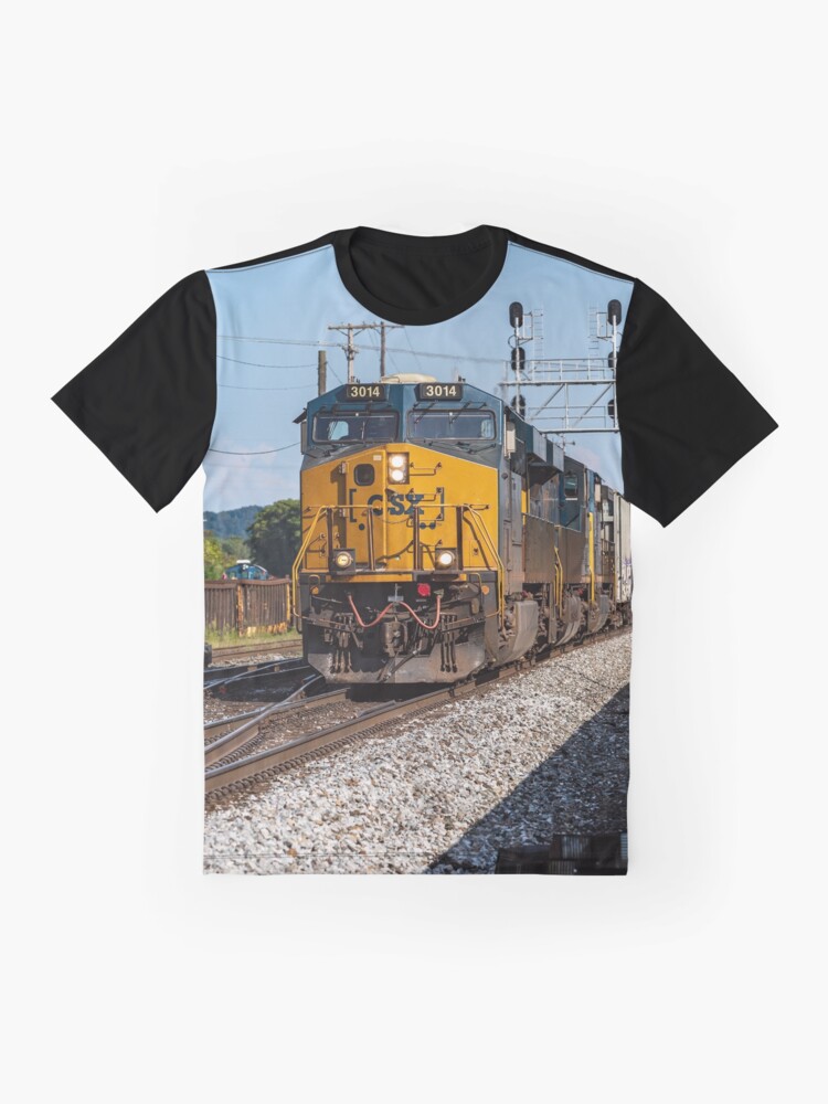 "CSX Locomotive" Graphic T-Shirt for Sale by Trekguy | Redbubble