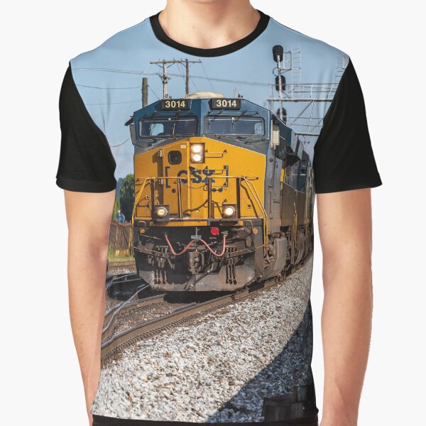 "CSX Locomotive" Graphic T-Shirt for Sale by Trekguy | Redbubble