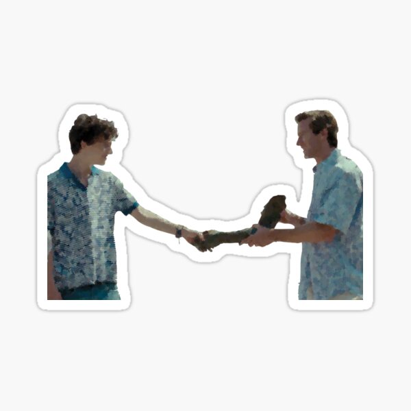 "elio & oliver sticker" Sticker for Sale by rehnowa | Redbubble