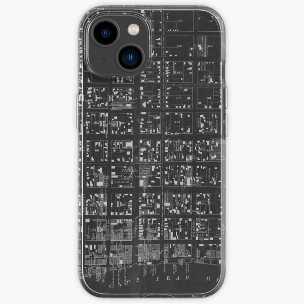 "Vintage 1882 Map of Wilmington North Carolina" iPhone Case for Sale by ...