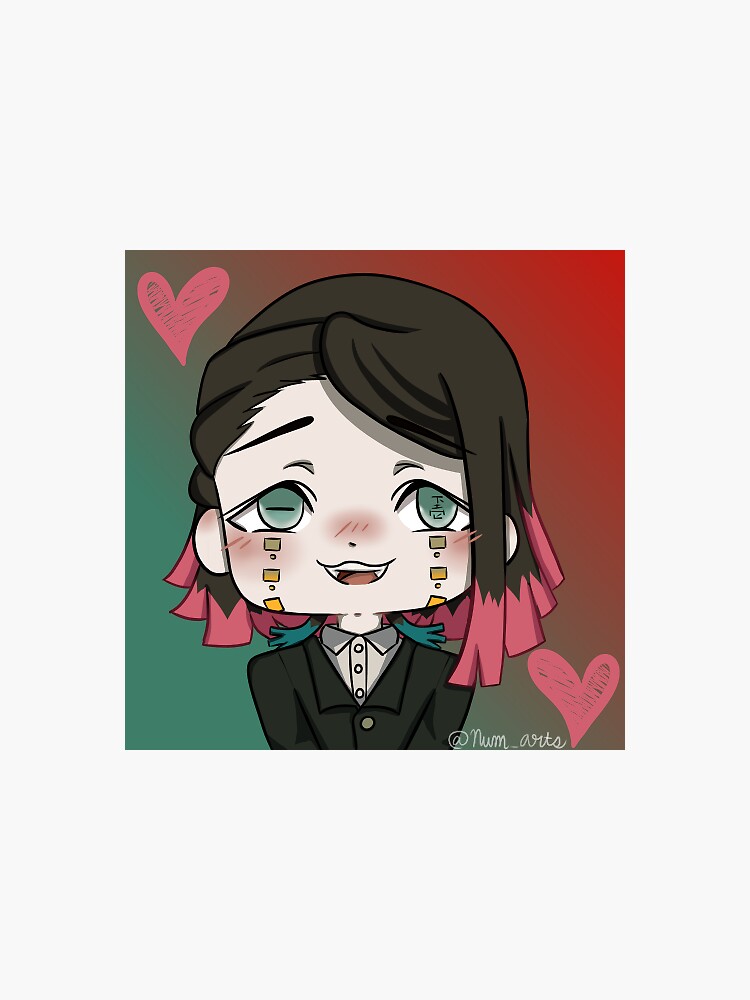 "Enmu Chibi" Sticker by num-arts | Redbubble