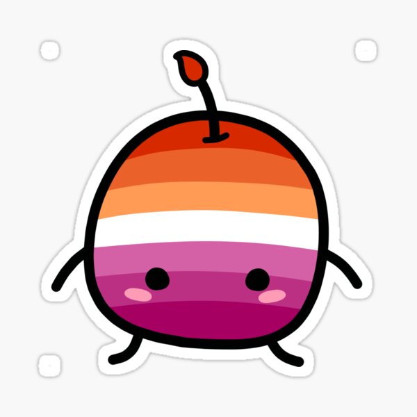 "lesbian pride junimo" Sticker by legumeking | Redbubble
