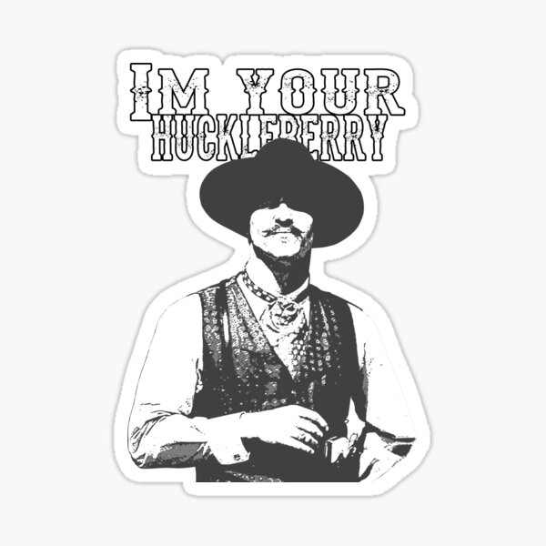 "Huckleberry" Sticker for Sale by Procrastitron | Redbubble