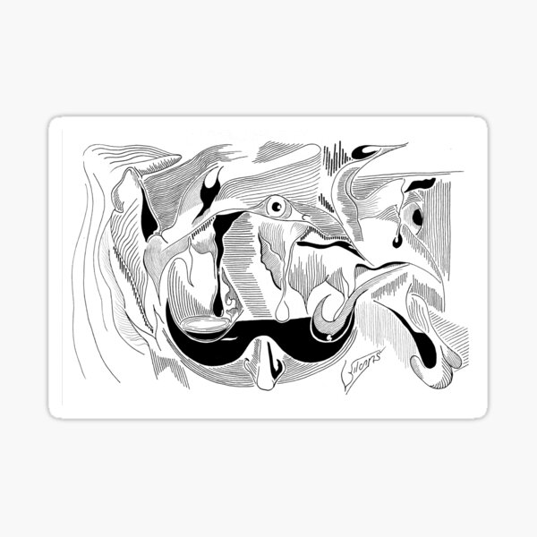 "An Observer" Sticker by Vilcins | Redbubble