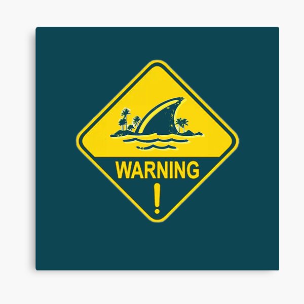 Land Shark Canvas Prints | Redbubble