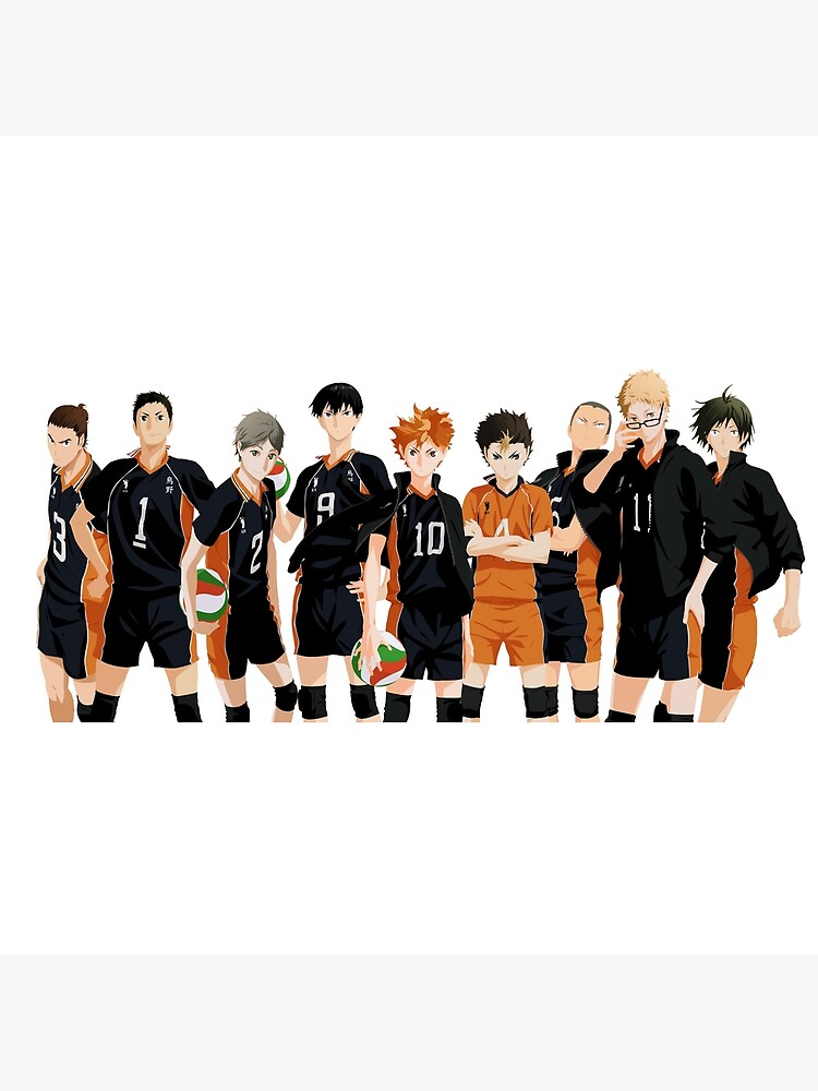"HAIKYU KARASUNO BEST TEAM" Poster by nenadsavic26 | Redbubble