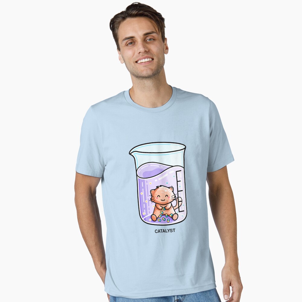 "Catalyst Cute Chemistry Cat Pun" Sticker for Sale by freeves | Redbubble