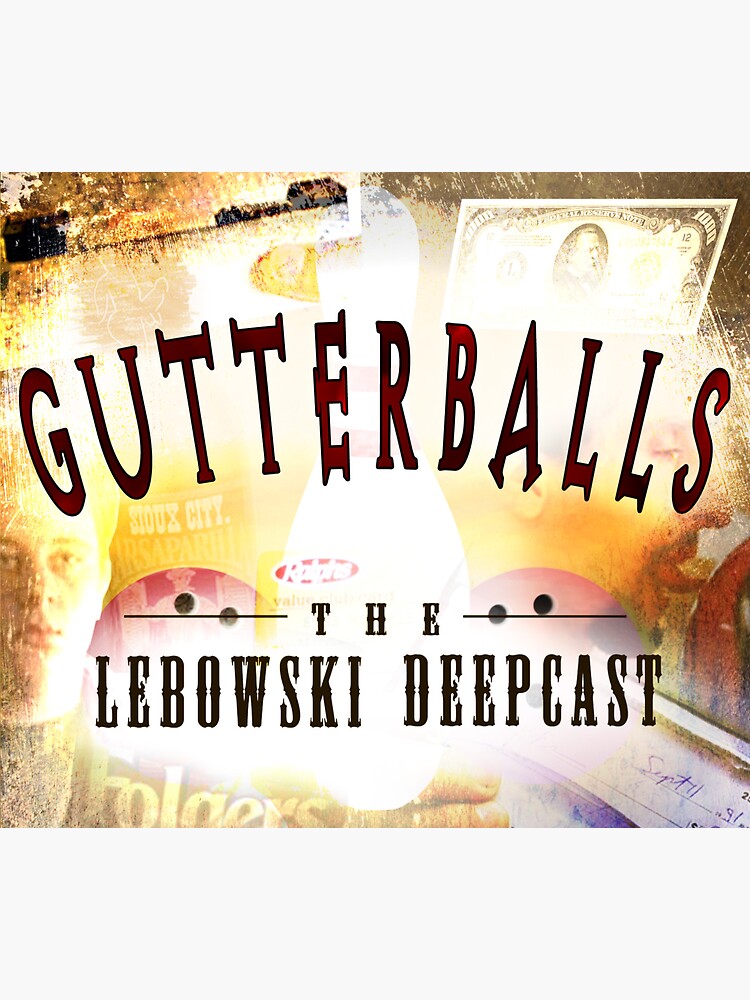 "Gutterballs Logo" Sticker for Sale by guttercast | Redbubble