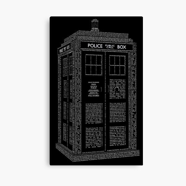 Doctor Who Canvas Prints | Redbubble