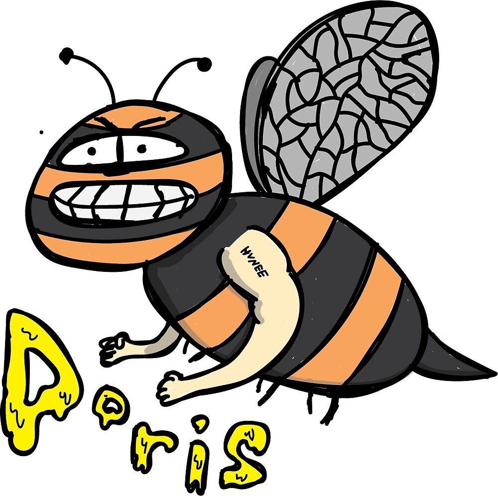 "Muscle Bee Doris" by DorisSkate | Redbubble