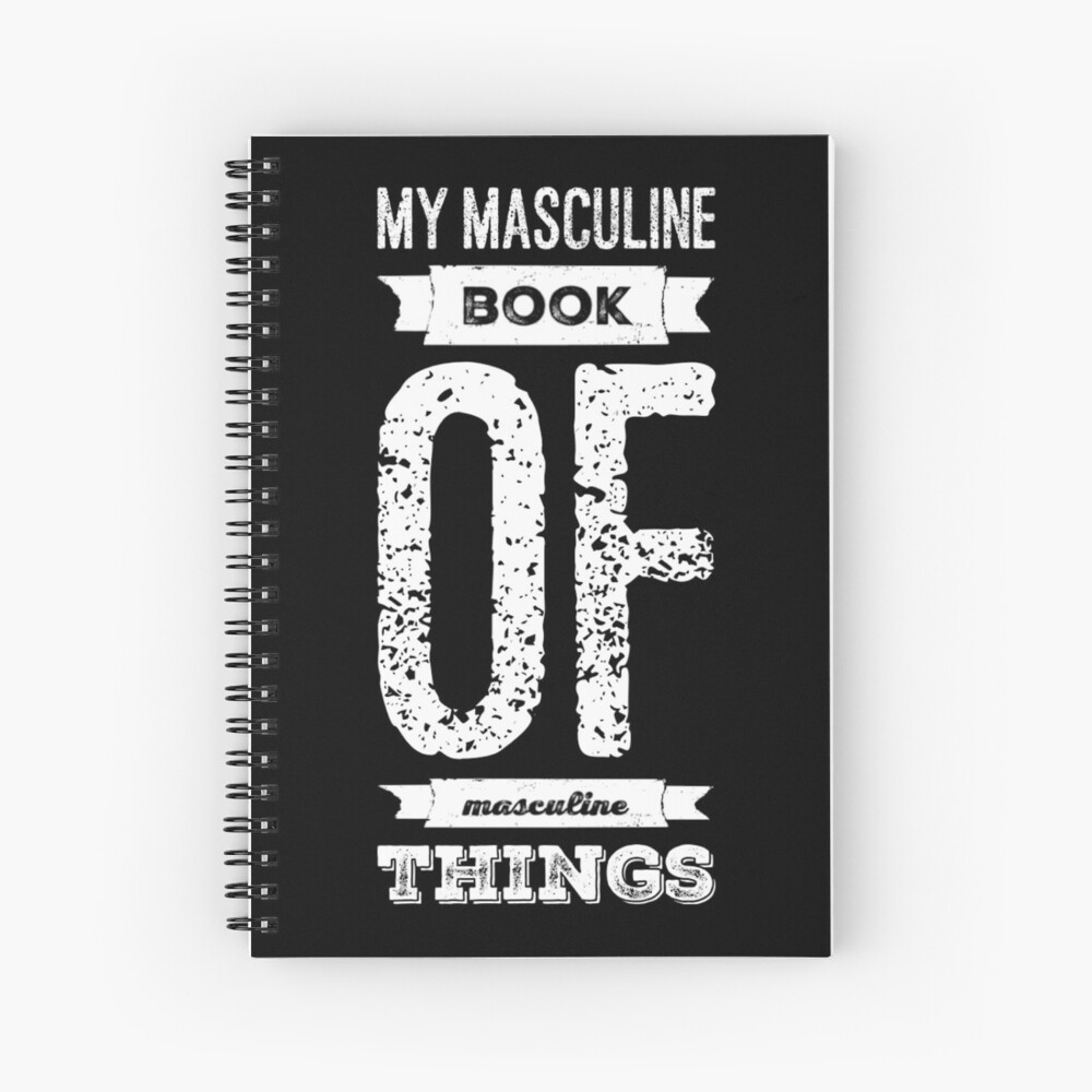 "My masculine book of masculine things - Blank Notebook, Diary, Journal ...