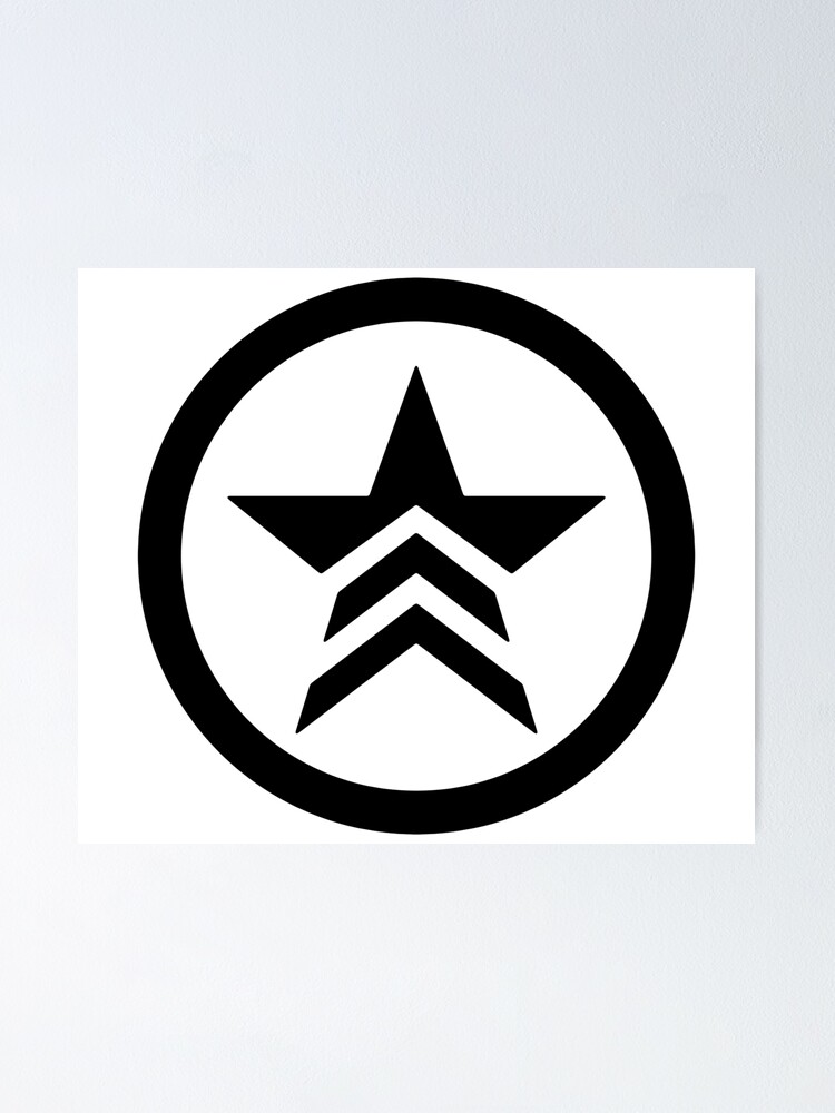 Póster «Mass Effect - Renegade Logo (negro)» de ASTlogo | Redbubble