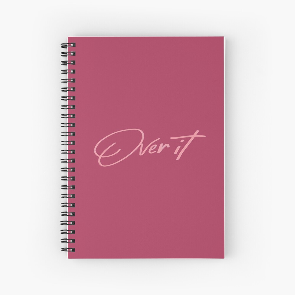 "over it album name - summer walker" Spiral Notebook by xandracereza ...