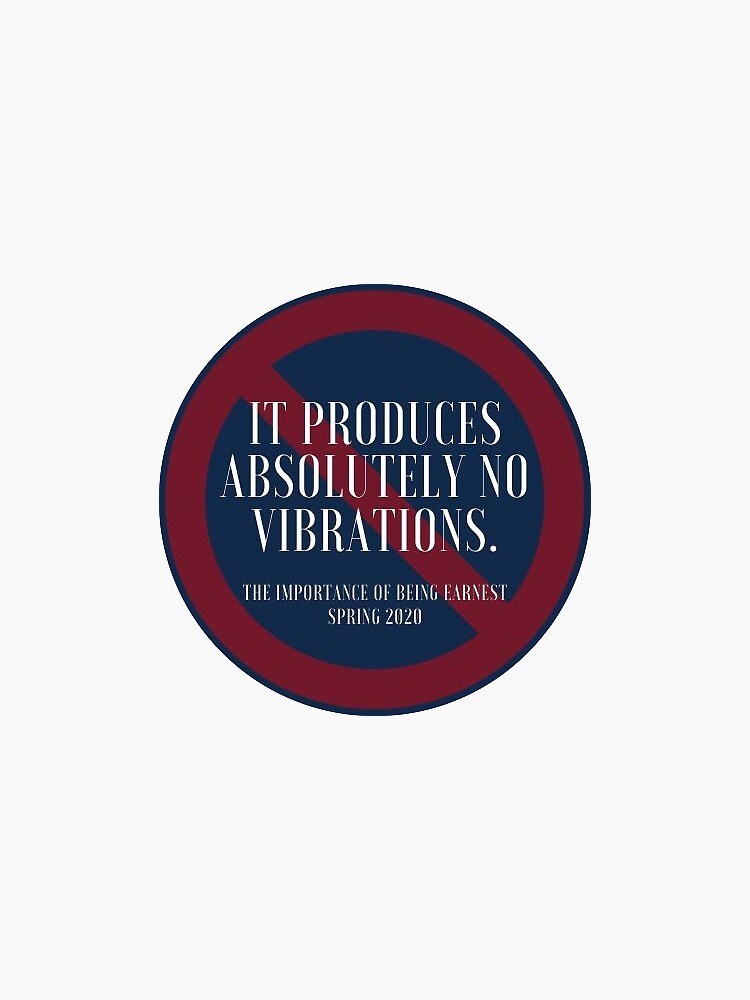 "It Produces Absolutely No Vibrations" Sticker for Sale by athas8194 ...