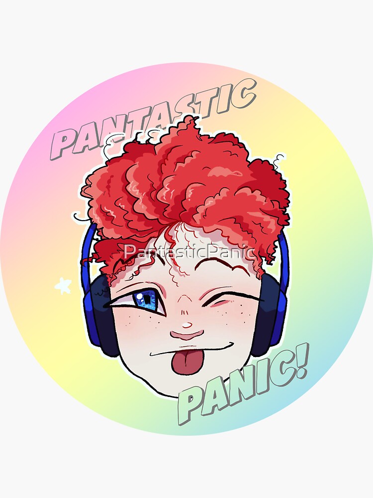 "Pantastic Panic!" Sticker by PantasticPanic | Redbubble