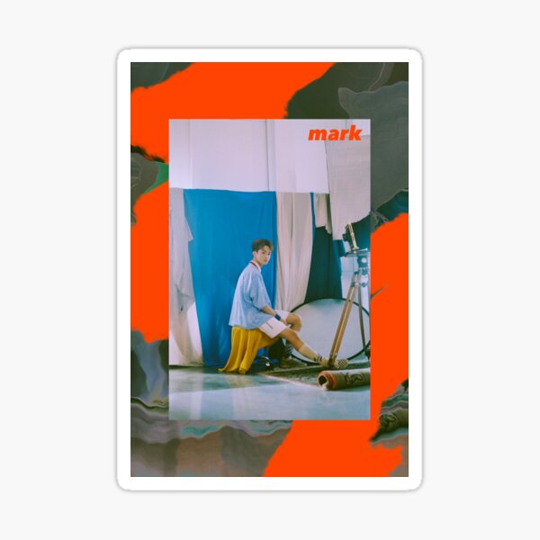"Kpop Design NCT 127 Mark Lee" Sticker by nathandraws | Redbubble