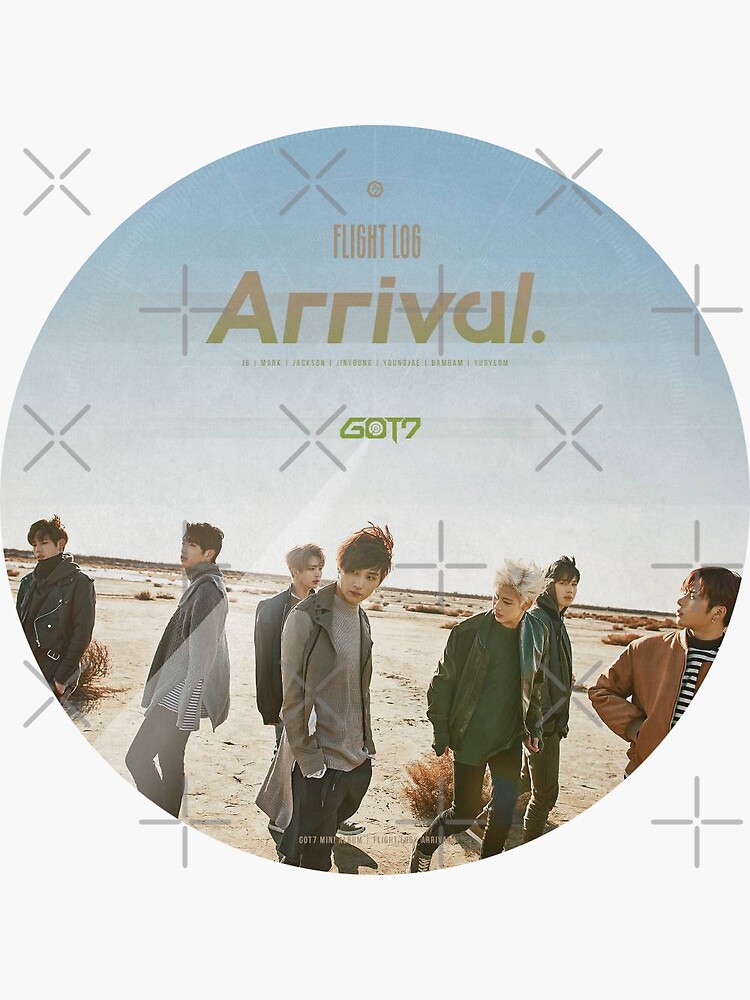 "FLIGHT LOG - ARRIVAL" Sticker for Sale by merchgram | Redbubble