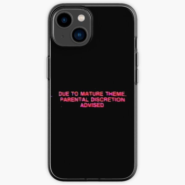 "DUE TO MATURE THEME. PARENTAL DISCRETION ADVISED" iPhone Case for Sale ...