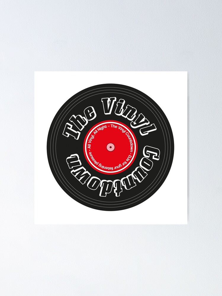 "The Vinyl Countdown Regular Logo " Poster by MotherOfRuby | Redbubble