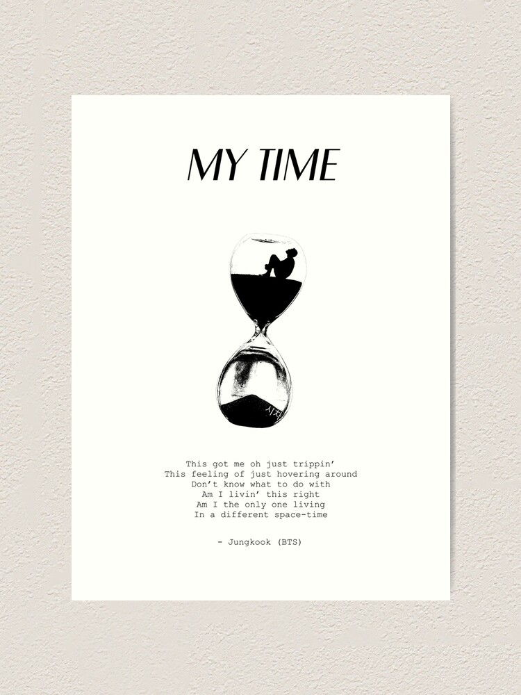 "Jungkook - My Time" Art Print by ZoeDesmedt | Redbubble