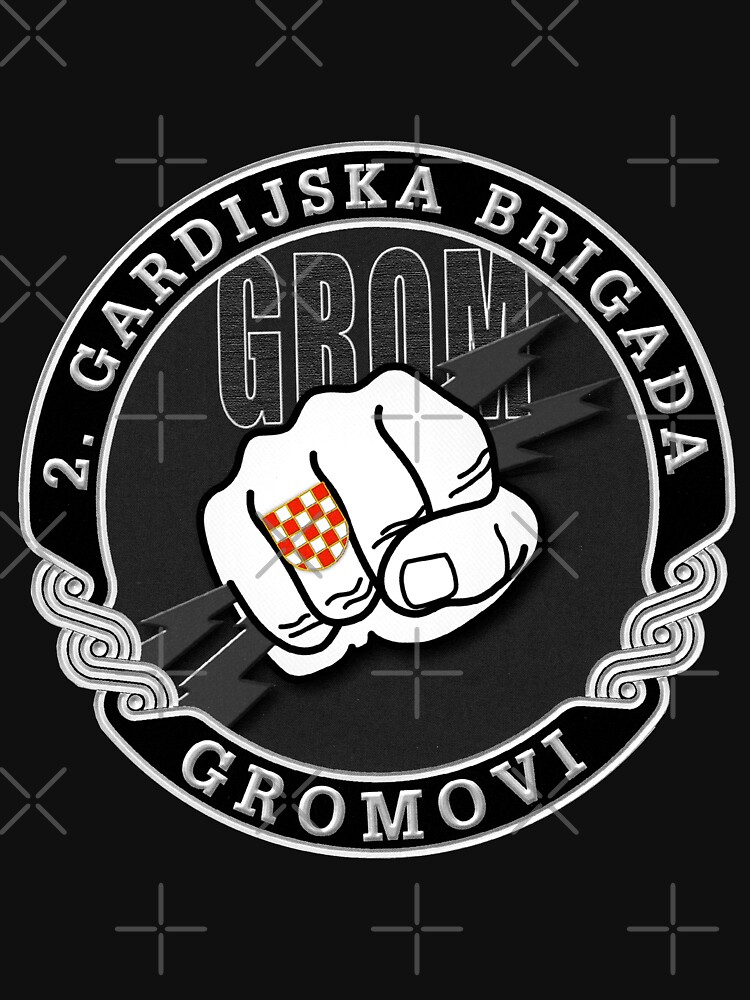 "Croatia Army 2nd Guards Brigade GROM Hrvatska " T-shirt for Sale by ...