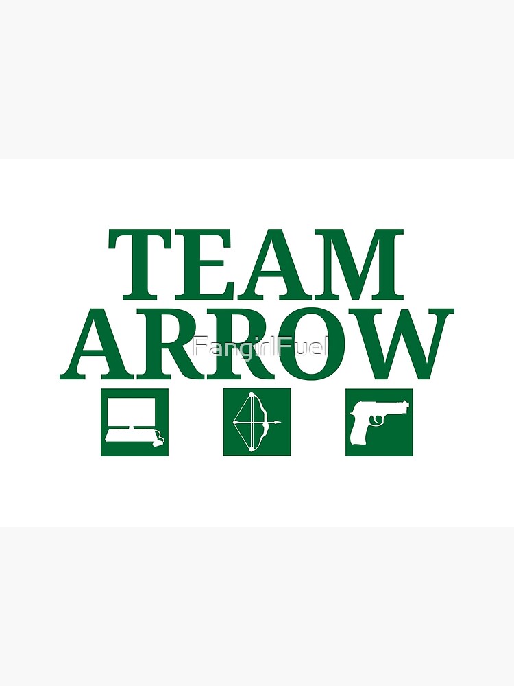 "Team Arrow - Symbols w/ Text - Weapons" Poster for Sale by FangirlFuel ...