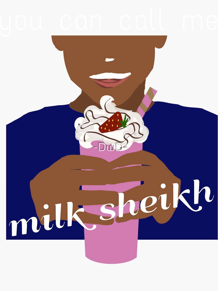 "Milk sheikh - muslim" Sticker for Sale by -DwD- | Redbubble