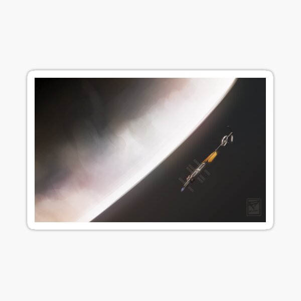 "A blank canvas - Interplanetary" Sticker for Sale by Kavaeric | Redbubble