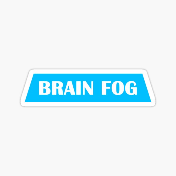 "Brain Fog" Sticker by DigitalConvoy | Redbubble