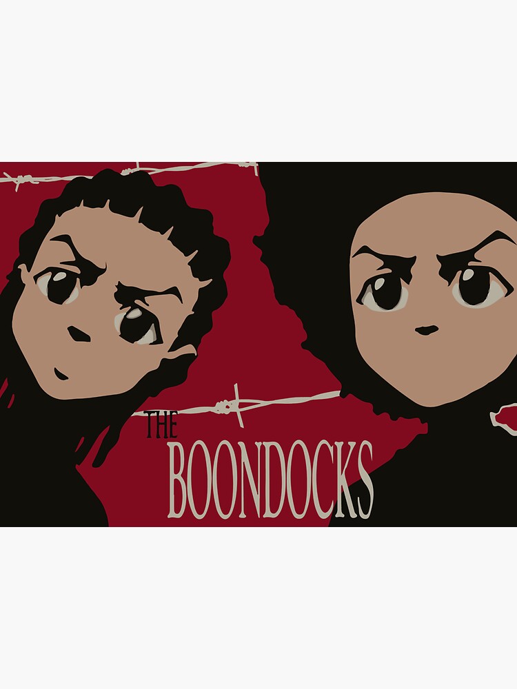 "boondocks" Sticker for Sale by doomdoomdoom | Redbubble