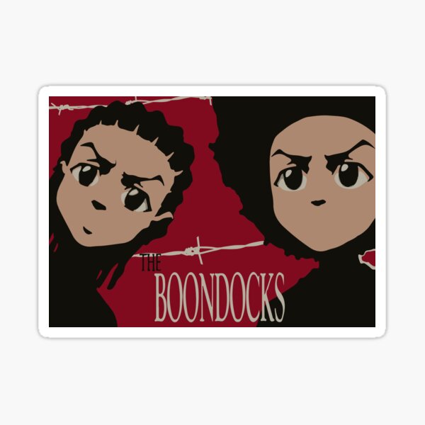 "boondocks" Sticker for Sale by doomdoomdoom | Redbubble