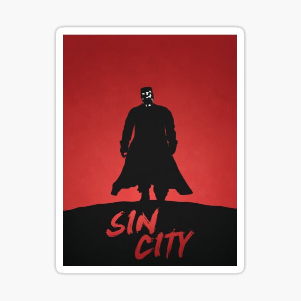 "Sin City" Sticker by nickkemp | Redbubble