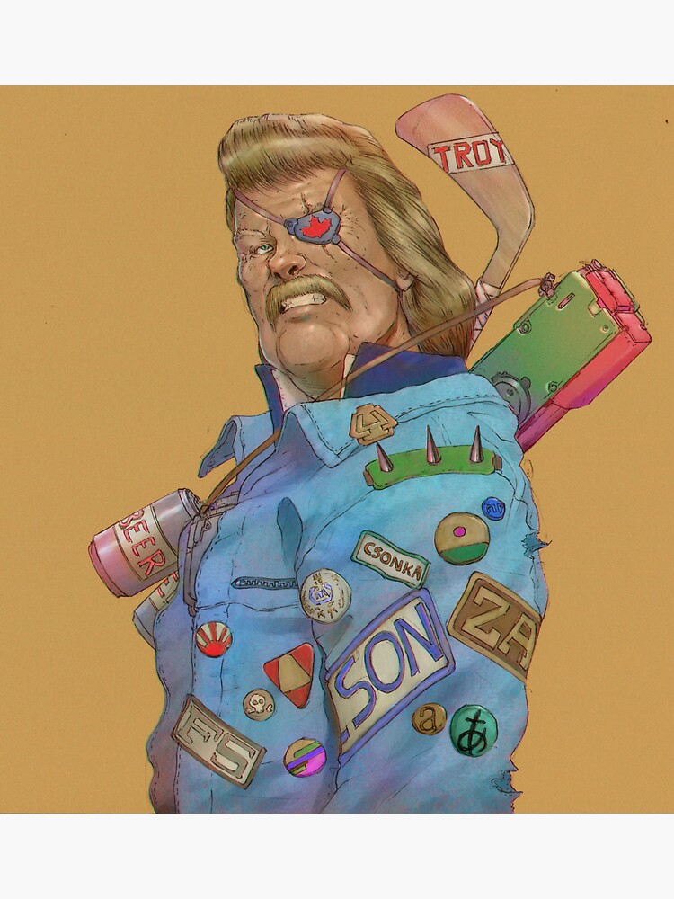 "Zap Rowsdower R E T U R N S" Sticker by Dtronaustin | Redbubble