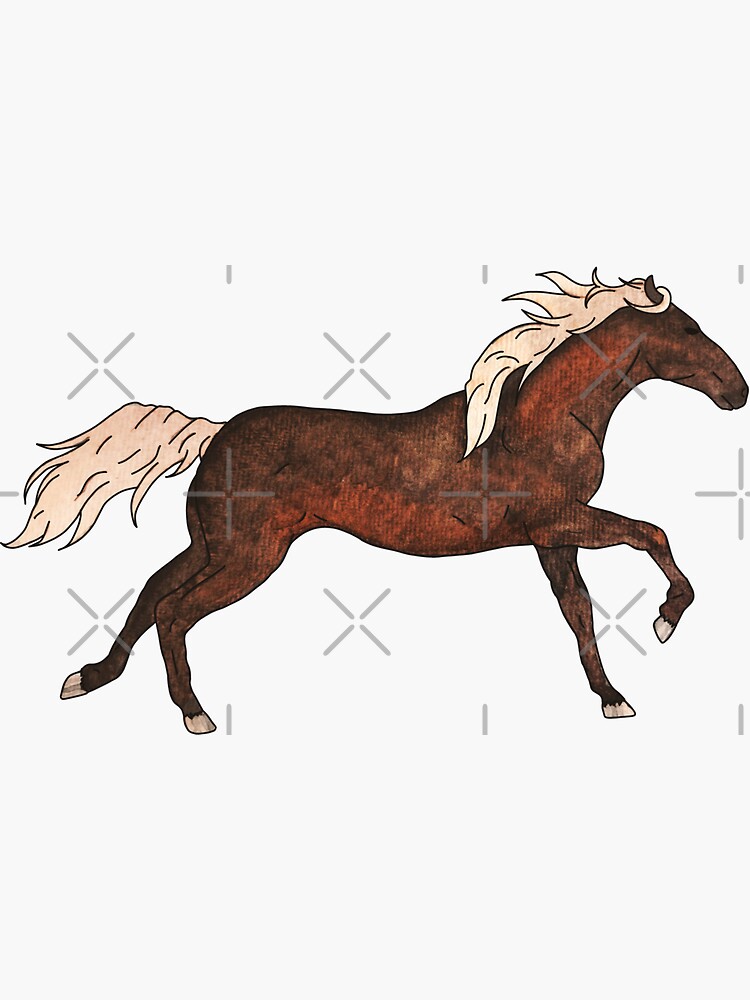 "Warm Chestnut" Sticker for Sale by Fave101 | Redbubble