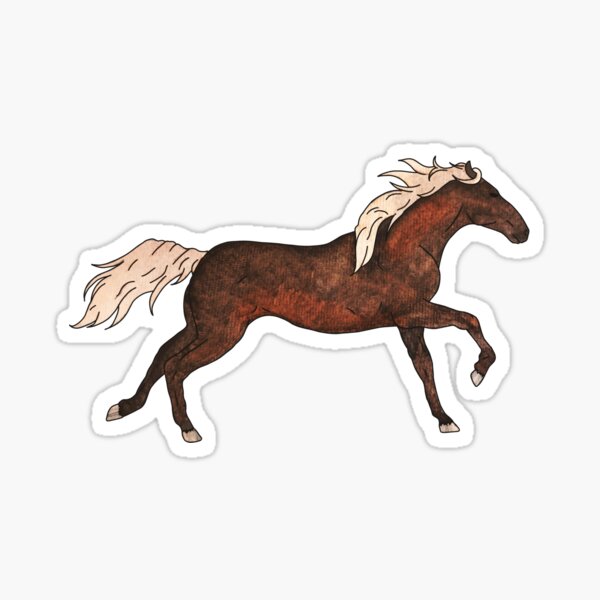 "Warm Chestnut" Sticker for Sale by Fave101 | Redbubble